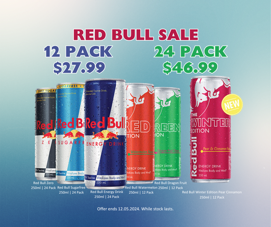 Red Bull Energy Drink Sale – Tempting Treats