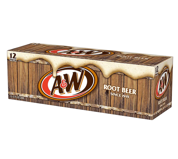 A&W Root Beer 12 x 355ml – Tempting Treats