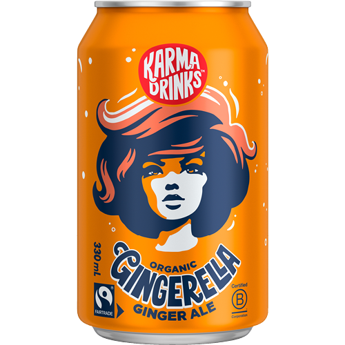 Karma Drinks Gingerella Ginger Ale Soft Drink 12 x 330ml – Tempting Treats