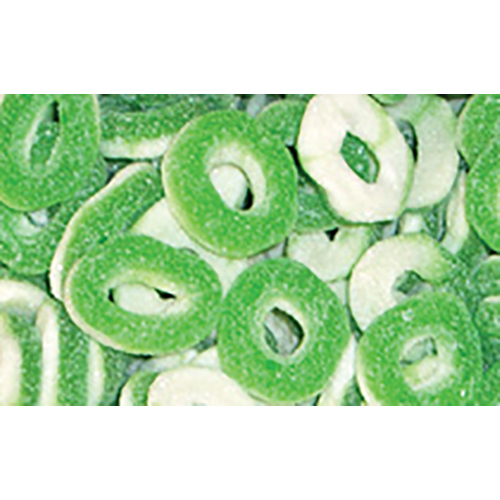 Sour Apple Rings 2kg Bulk Bag – Tempting Treats