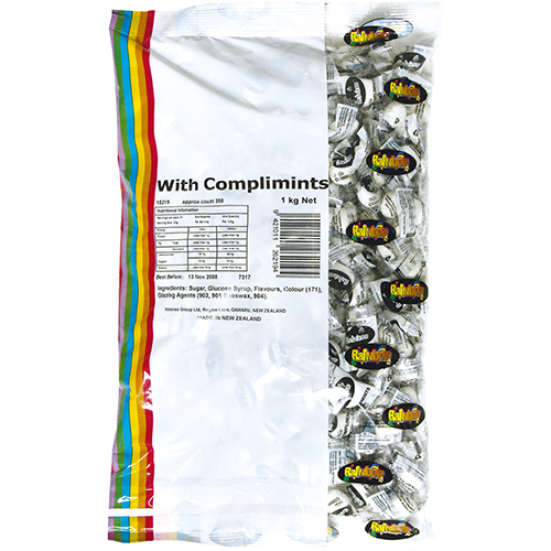 Rainbow Confectionery Wrapped Mints 1kg Bulk Bag – Tempting Treats